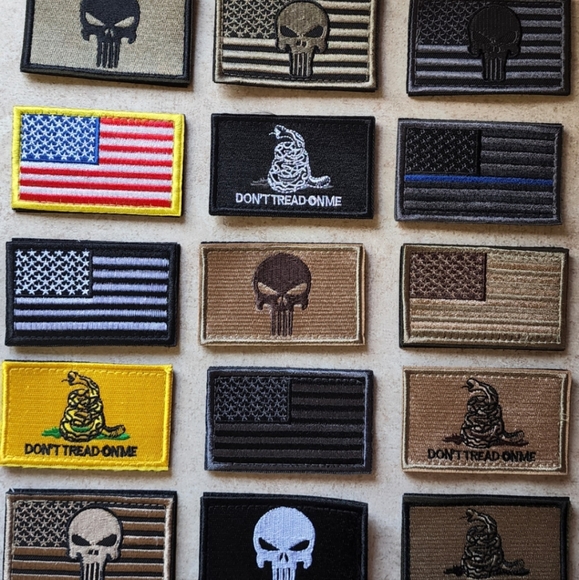 Accessories | Tactical Military Patches Set Of 16 Velcro Backed | Poshmark